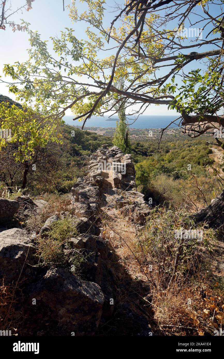 Ligonas mills. Valley / gorge walk. Lesbos. October 2022. Autumn Stock ...