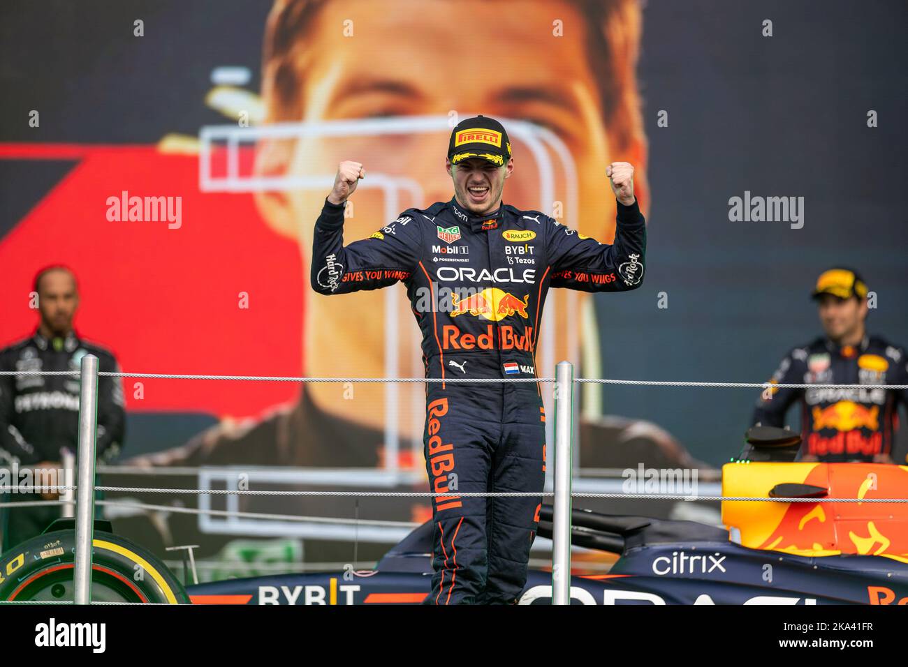 Oracle red bull racing rb18 honda podium hi-res stock photography and ...
