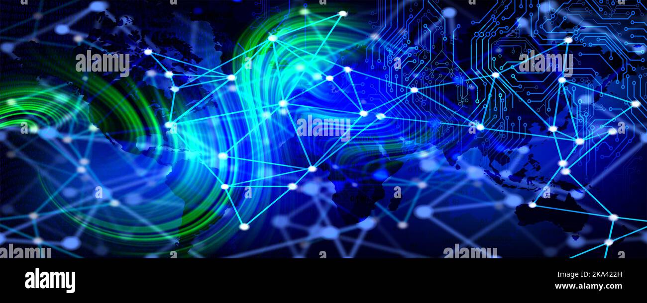 Abstract technology background Hi-tech communication concept innovation ...