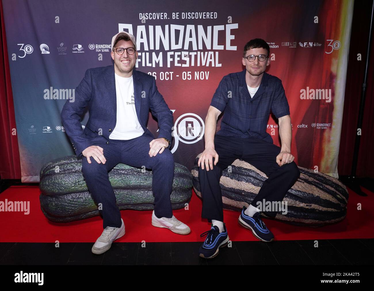 Finn Bruce and Brook Driver attending the world premiere of Swede ...