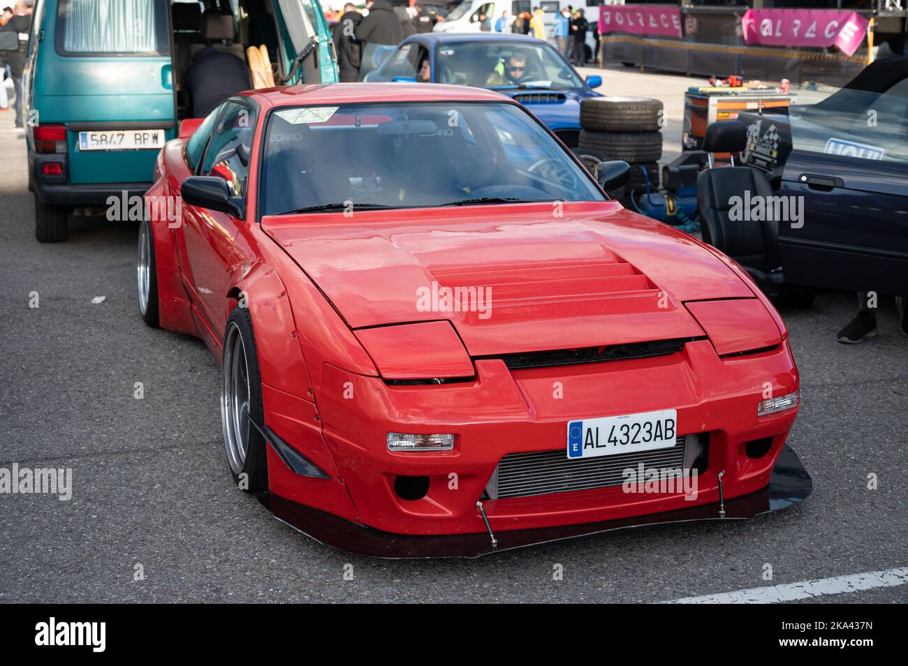 Detail of a Nissan Silvia S13 Stock Photo - Alamy
