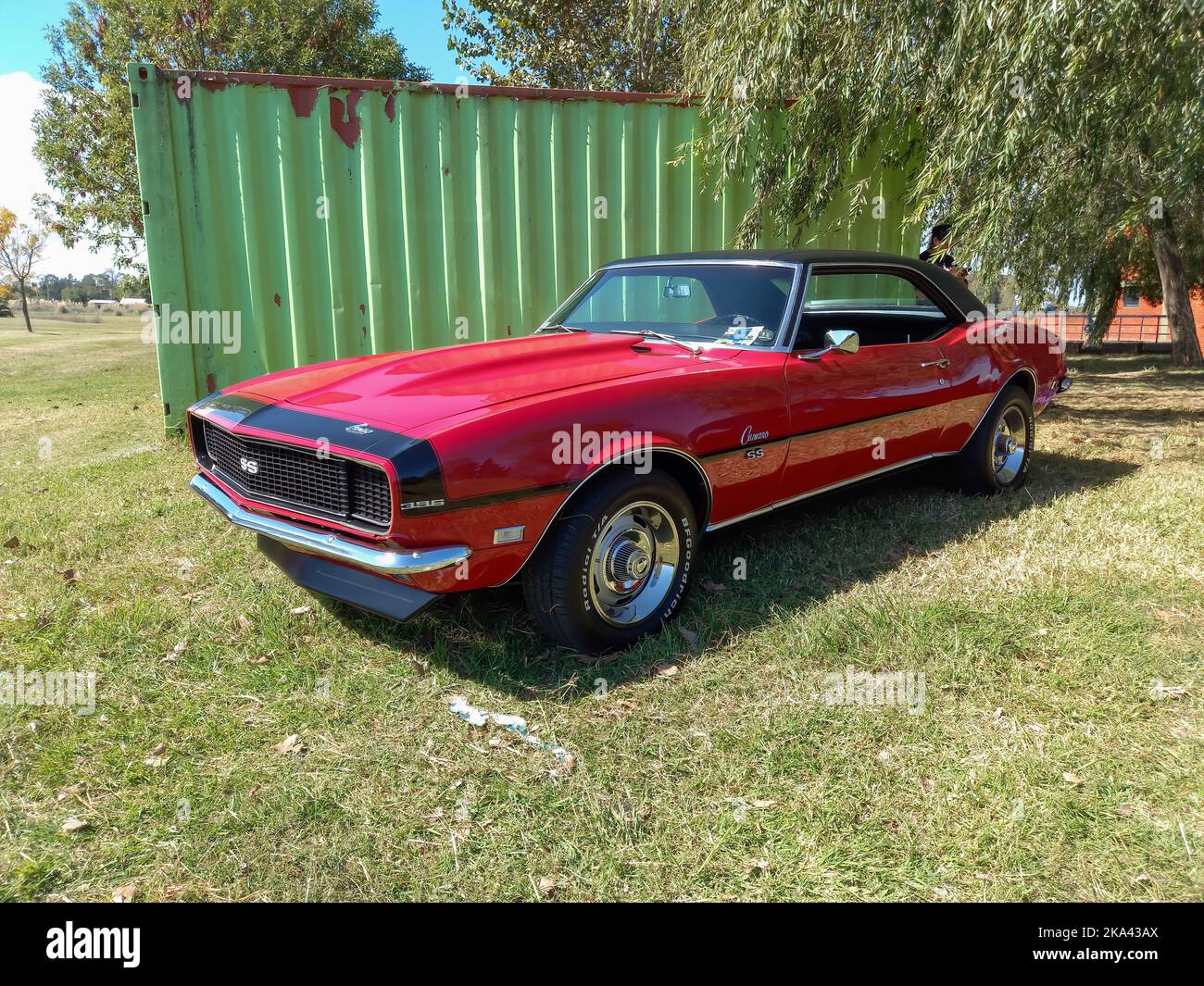 Old Red Camaro