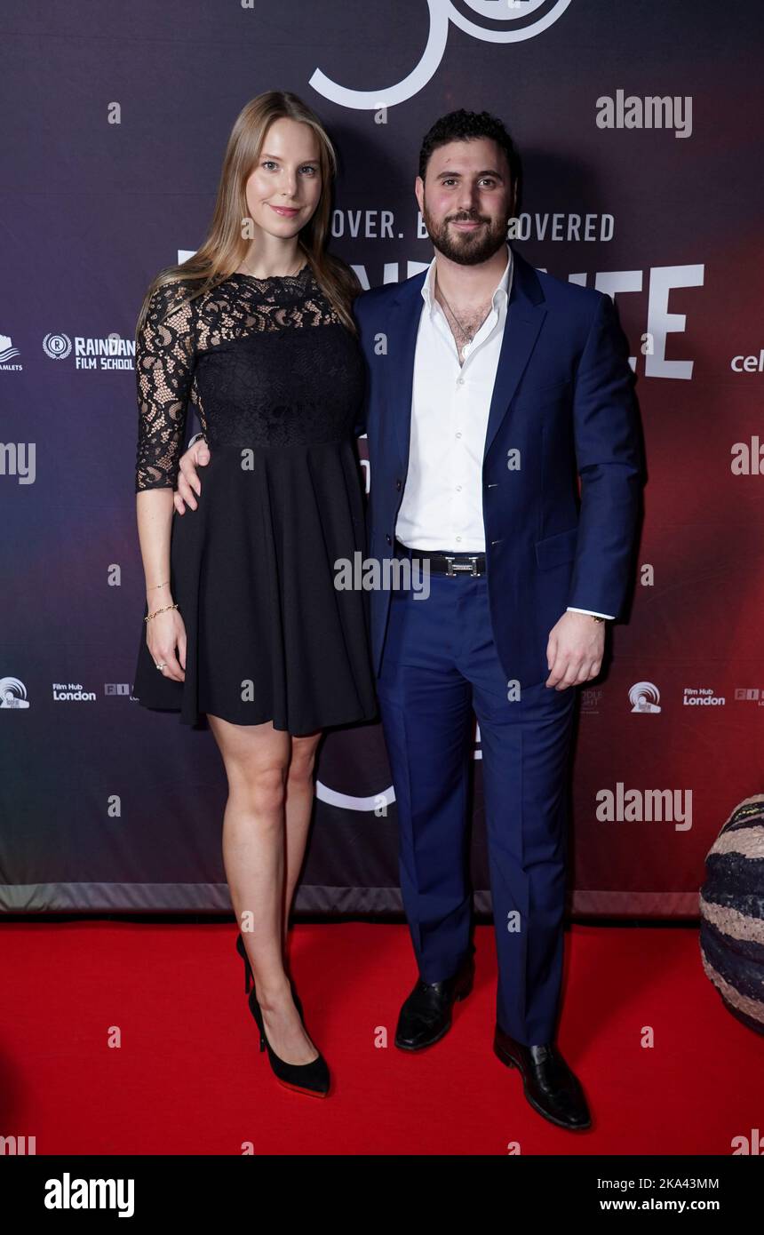 Laura Prast and Anthony Toma attending the world premiere of Swede ...