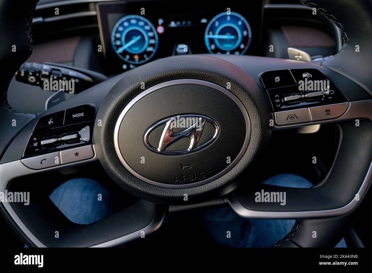 ROSTOV-ON-DON, RUSSIA - 18 JUNE 2021: New Hyindai Tucson Stock Photo ...