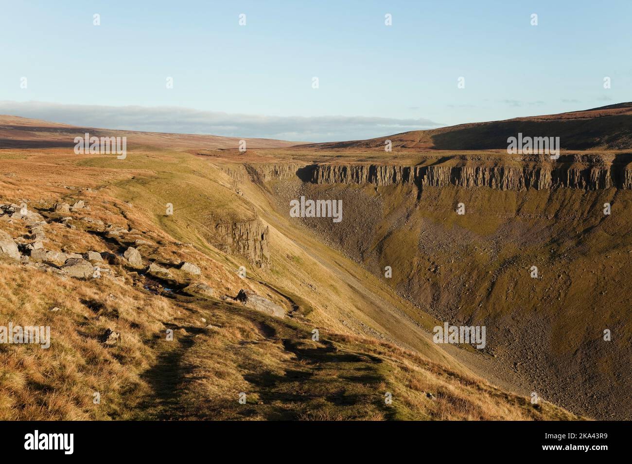 High Cup Nick from the Pennine Way track, Cumbria, UK Stock Photo - Alamy