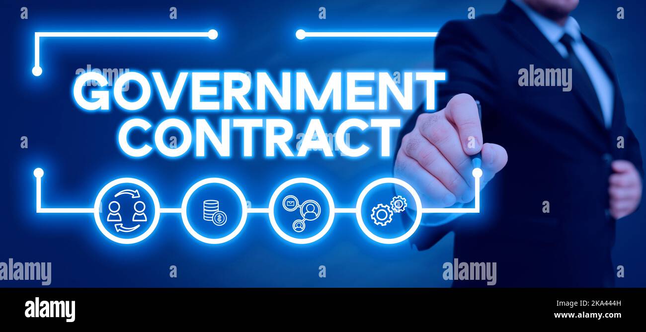 Conceptual caption Government Contract, Word for Introduce New Ideas ...