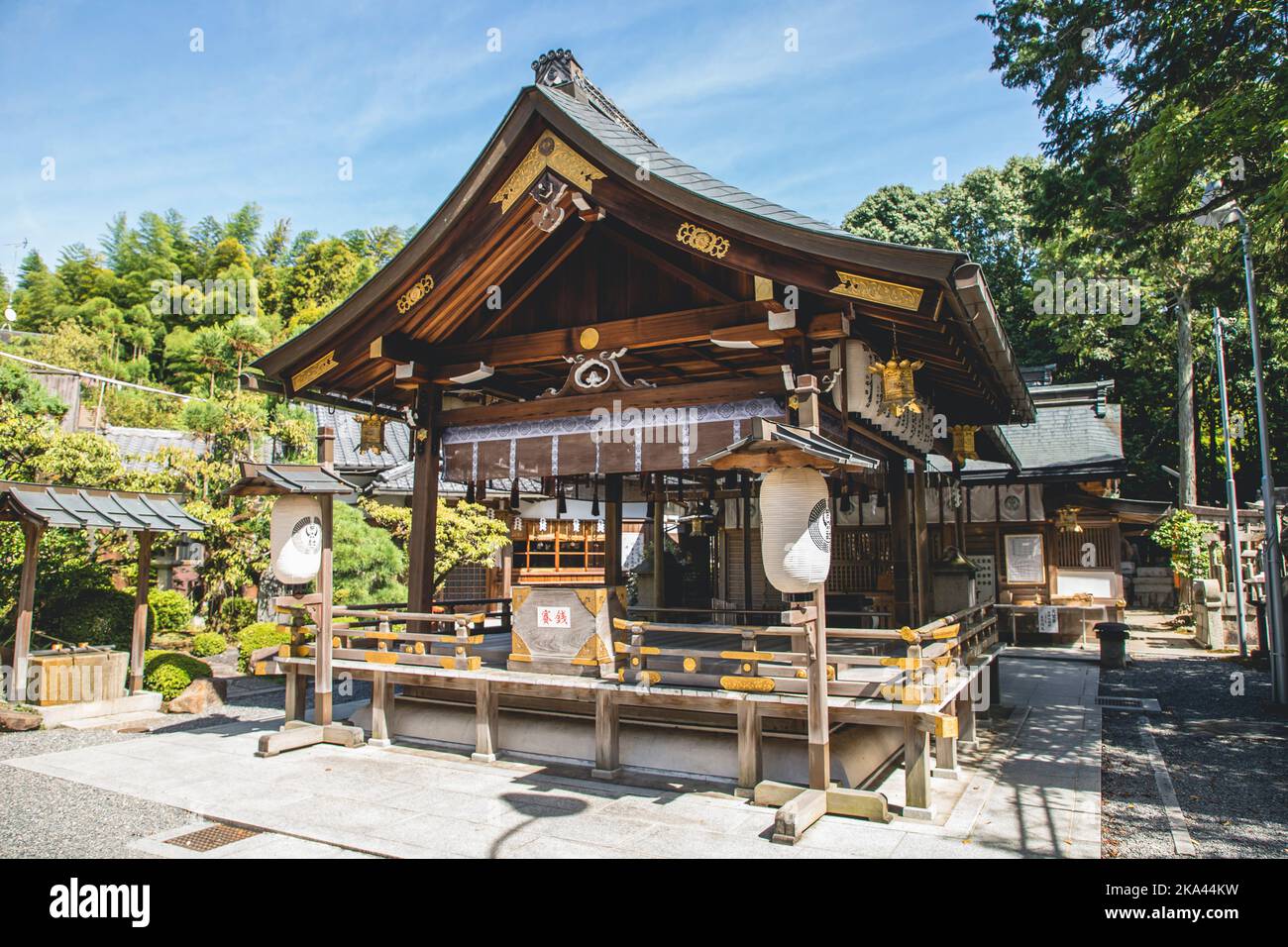 A donation temple booth at Fushimi Inari Taisha. Japan Stock Photo - Alamy