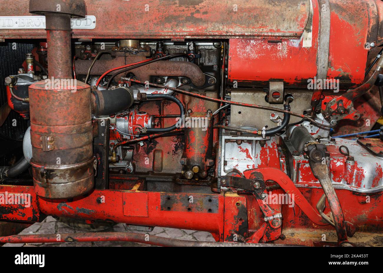 San Benigno Canavese, Piedmont, Italy - October 23, 2022: Old farm ...