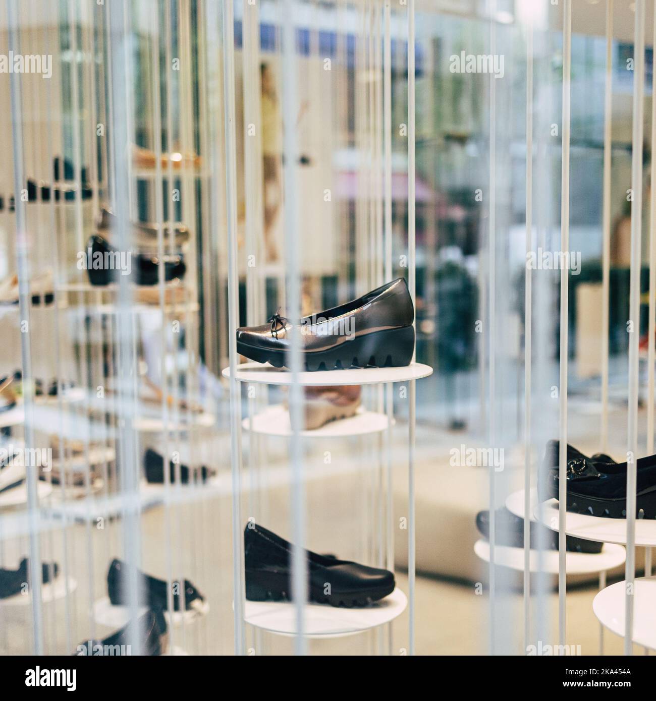 A selective shot of a shoe store in Tokyo, Japan Stock Photo - Alamy