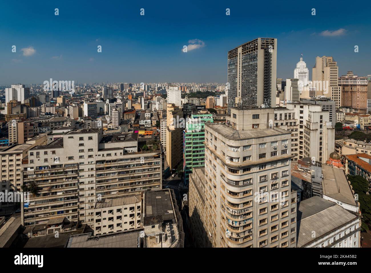 Skyline of Sao Paulo City Center Buildings Stock Photo - Alamy