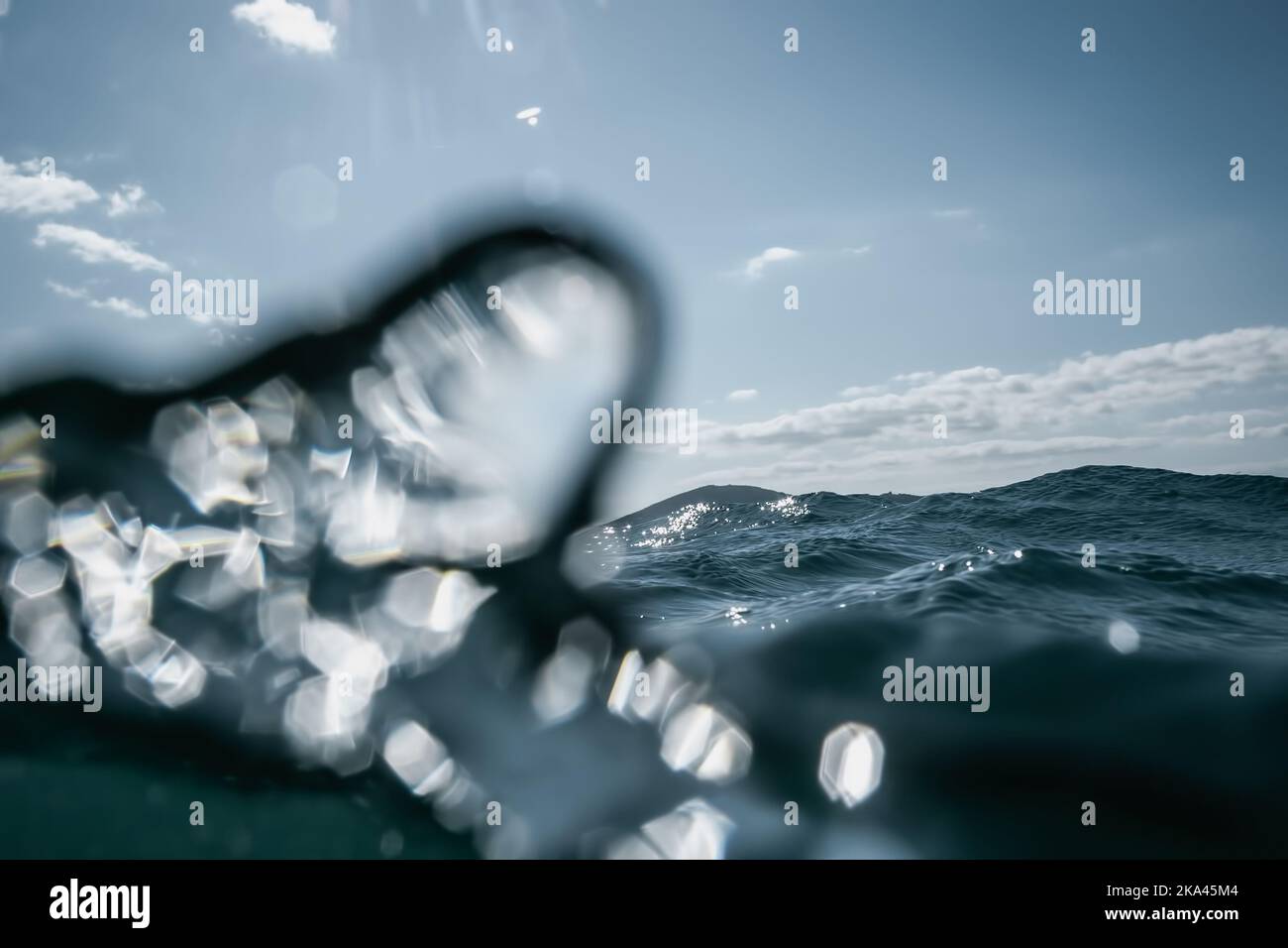 Split water level photography hi-res stock photography and images - Alamy