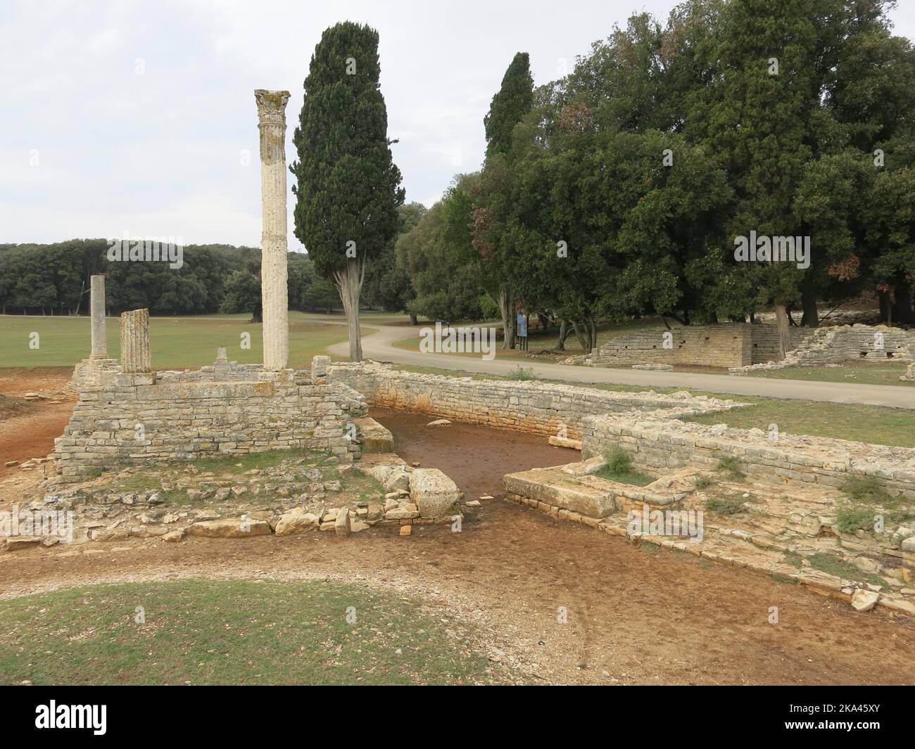 1st century Roman remains at the Byzantine Castrum are one of the ...