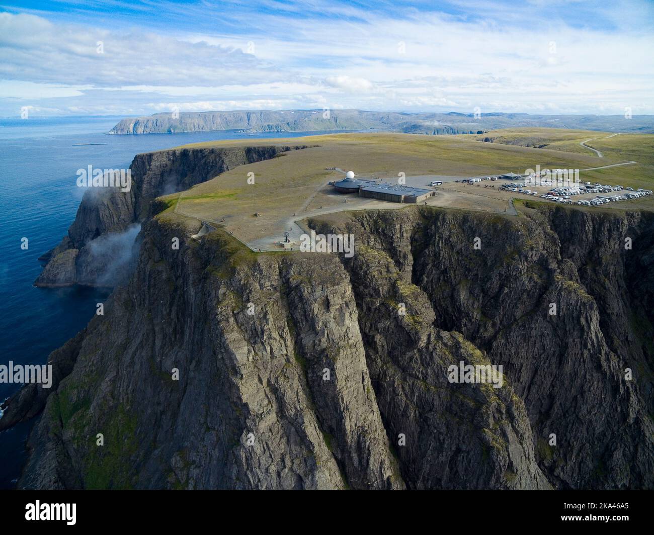 Aerial view nordkapp norway hi-res stock photography and images - Alamy