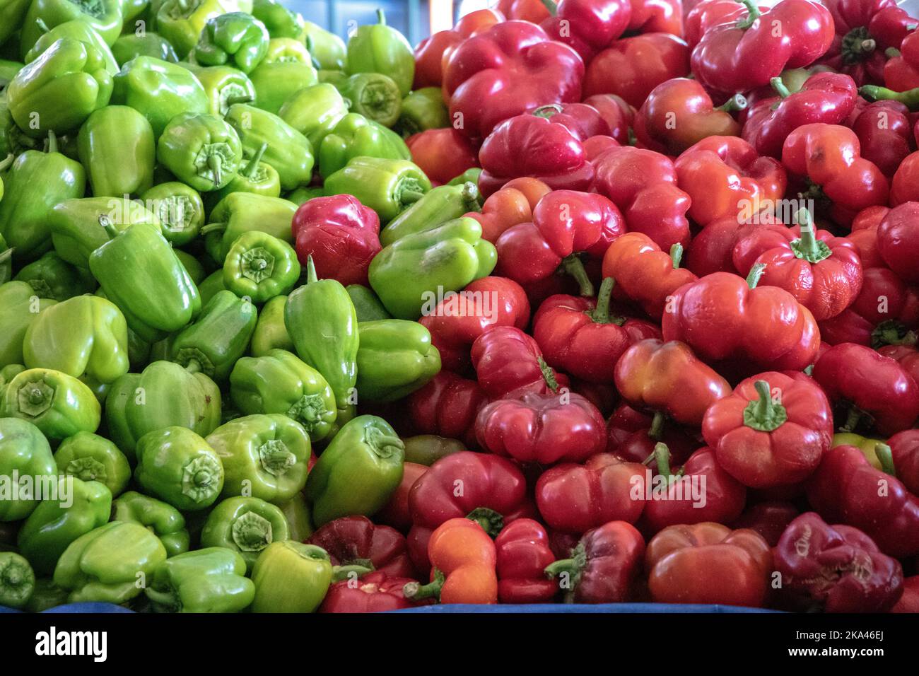 Market place, Vegetable and fruit sales, farm and agricultural products ...