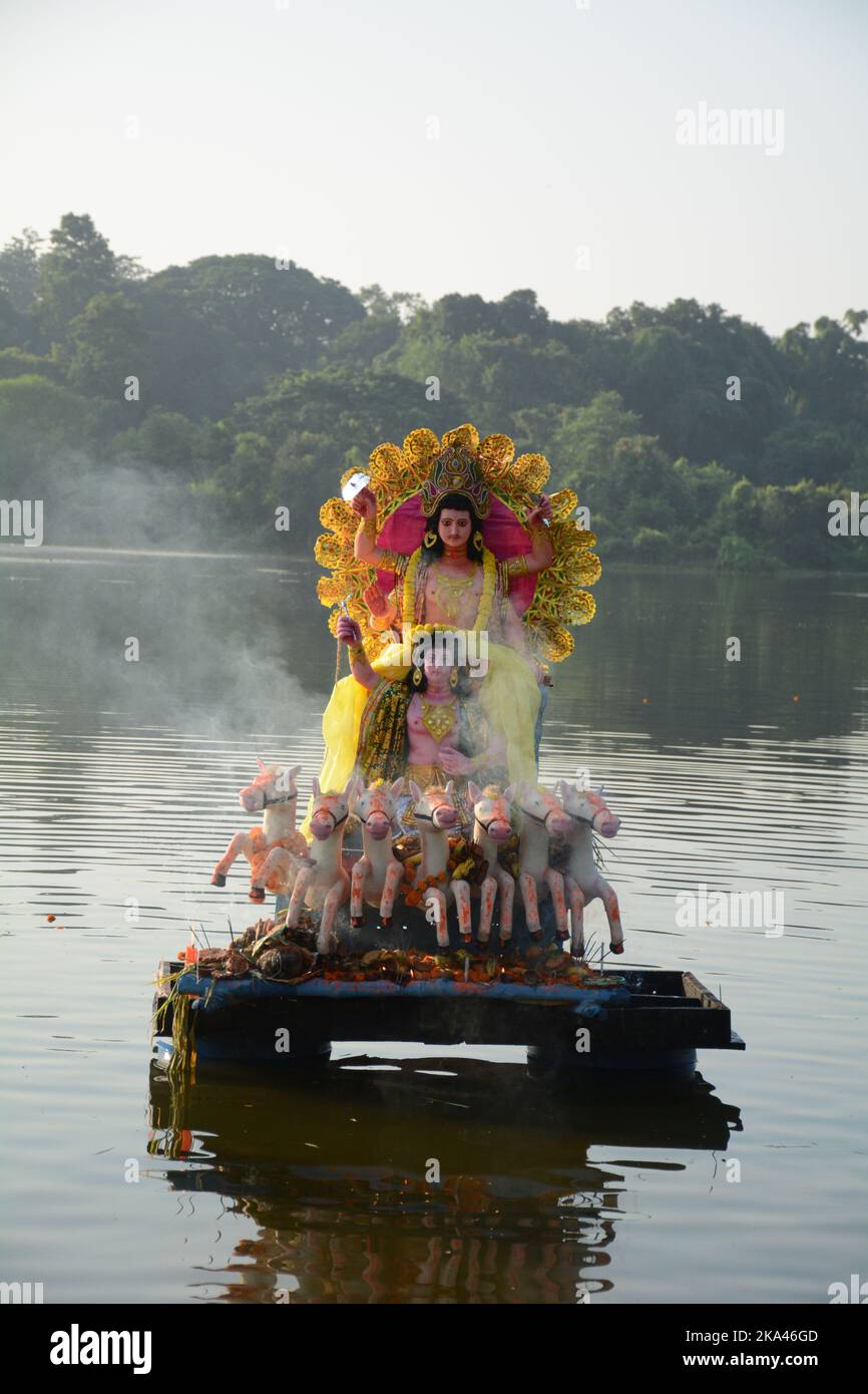 India, 31/10/2022, Chhath puja is dedicated to the sun god Surya. The ...