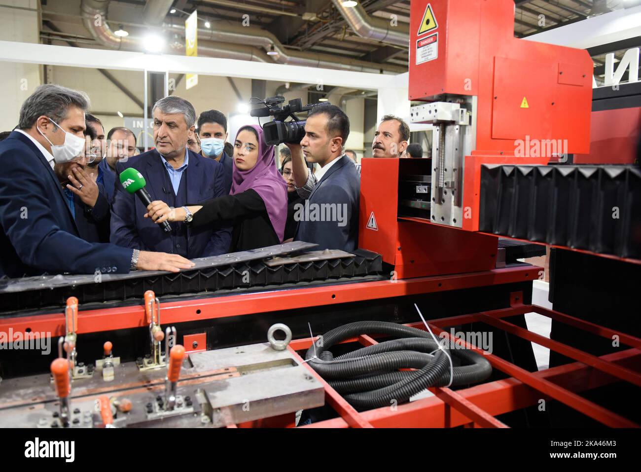 Tehran, Iran. 31st Oct, 2022. Mohammad Eslami Head of the Atomic Energy ...