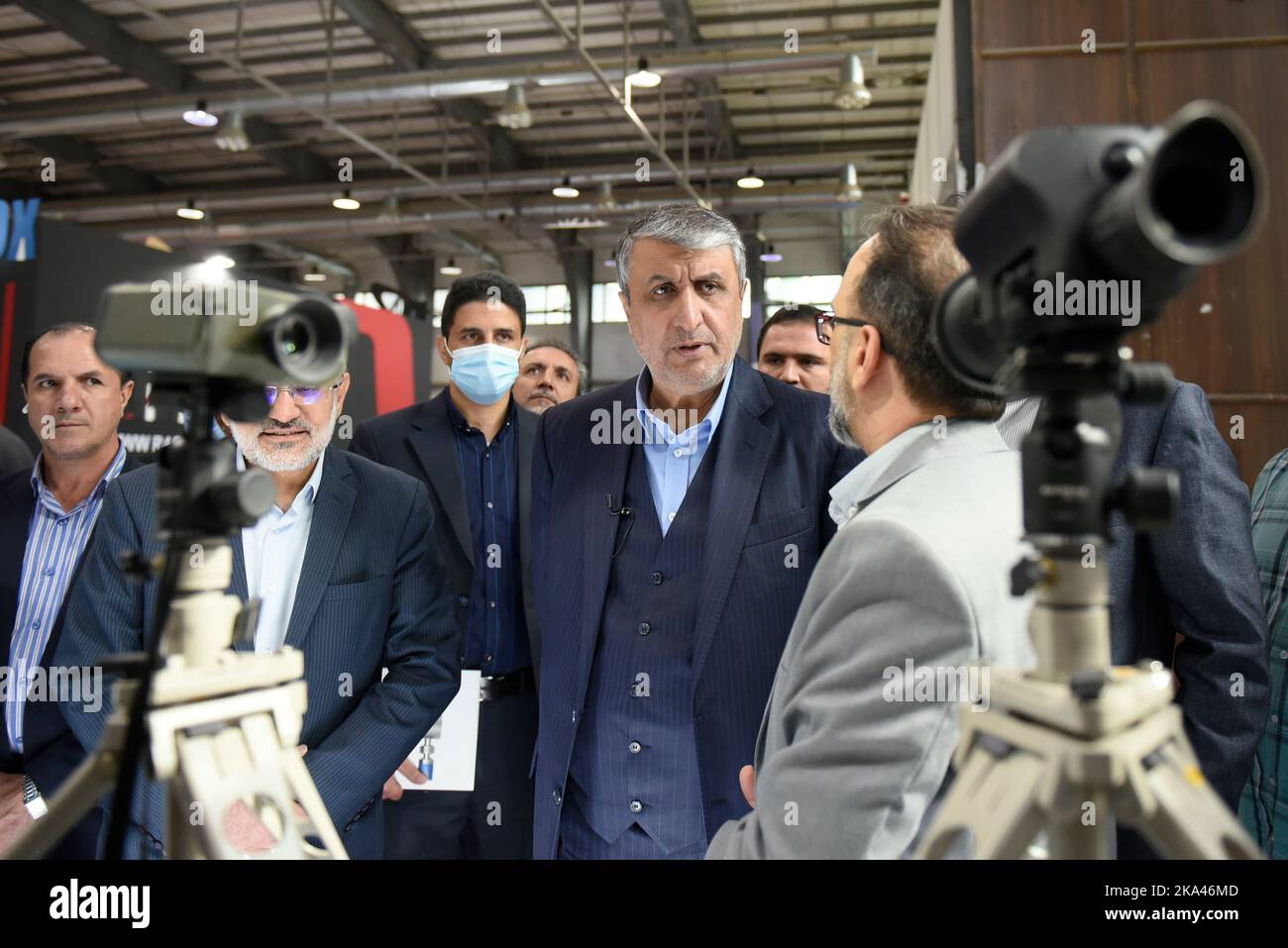Tehran, Iran. 31st Oct, 2022. Mohammad Eslami Head of the Atomic Energy ...