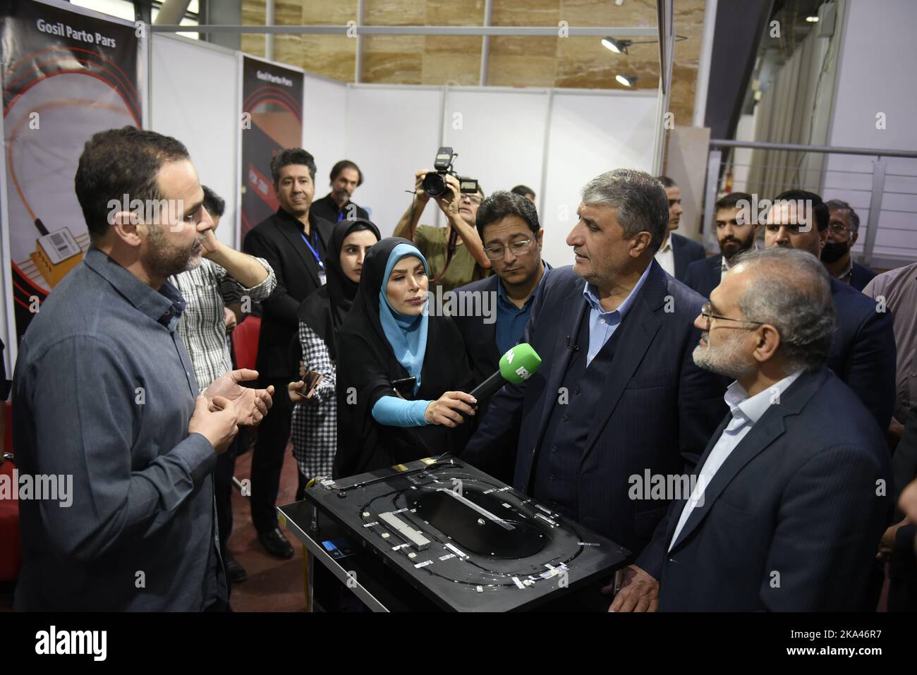 Tehran, Iran. 31st Oct, 2022. Mohammad Eslami Head of the Atomic Energy ...