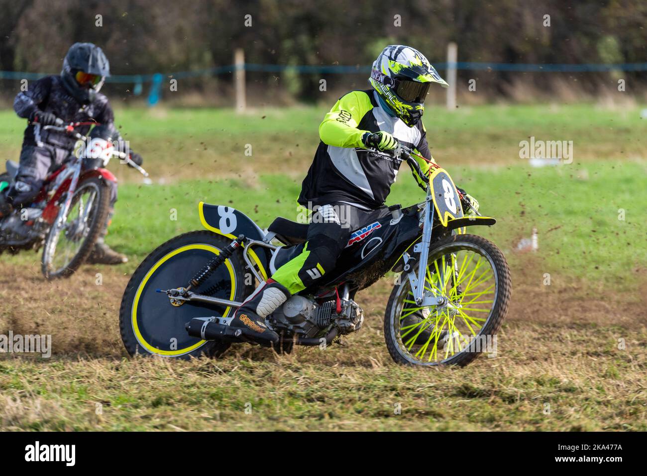 Grasstrack bike engine hi-res stock photography and images - Alamy
