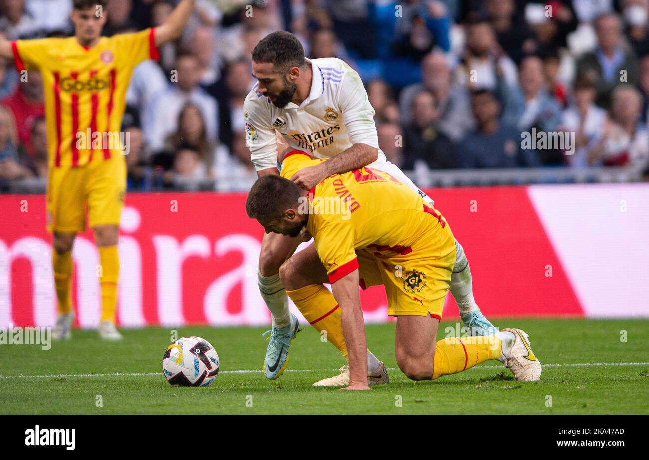 30th October 2022; Stadium Santiago Bernabeu, Madrid, La Liga Santander ...