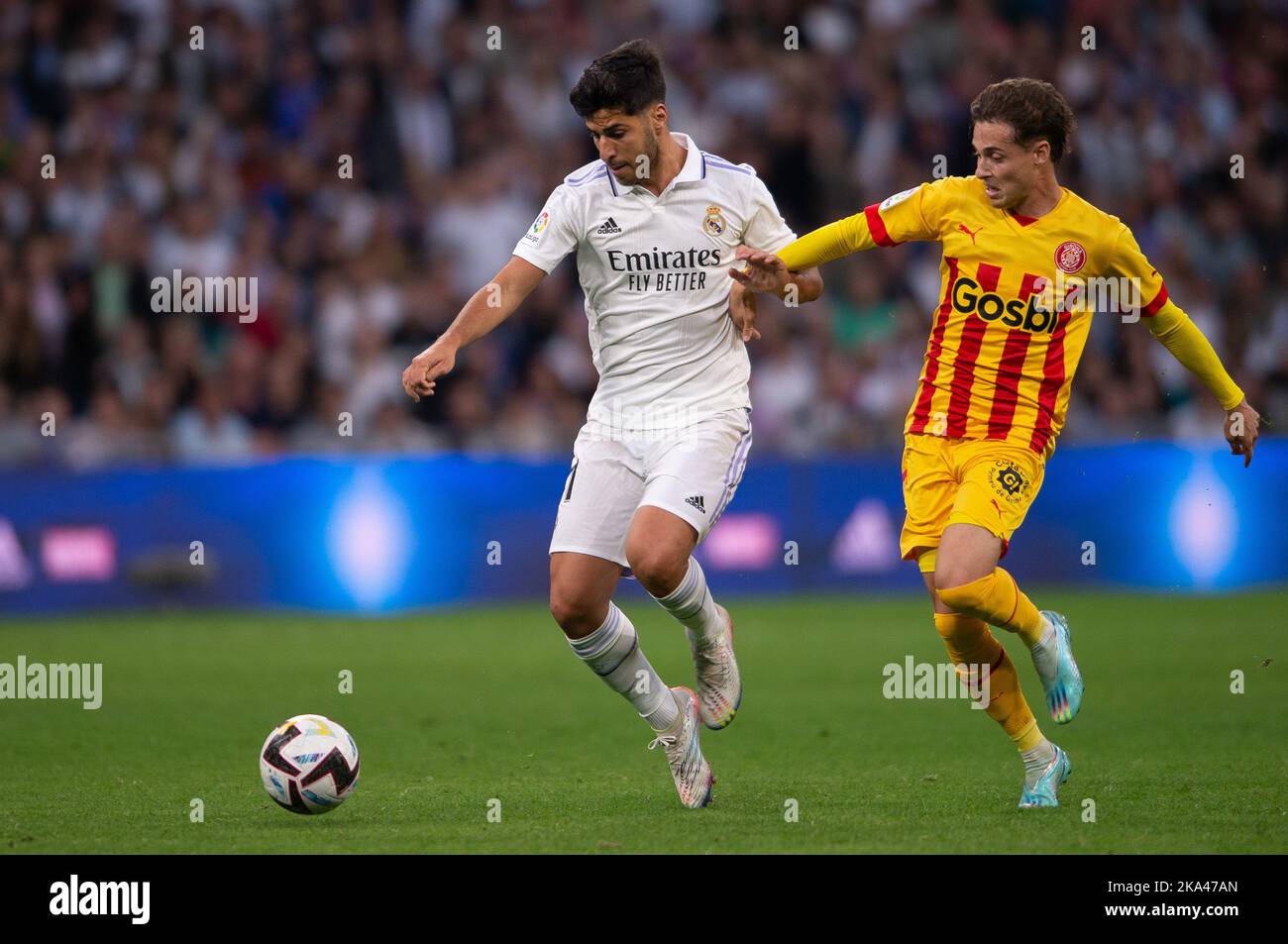 30th October 2022; Stadium Santiago Bernabeu, Madrid, La Liga Santander ...