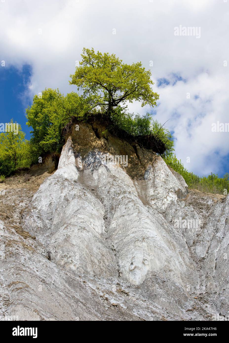 The salt canyon from Praid resort - Romania, seen from above, nature ...