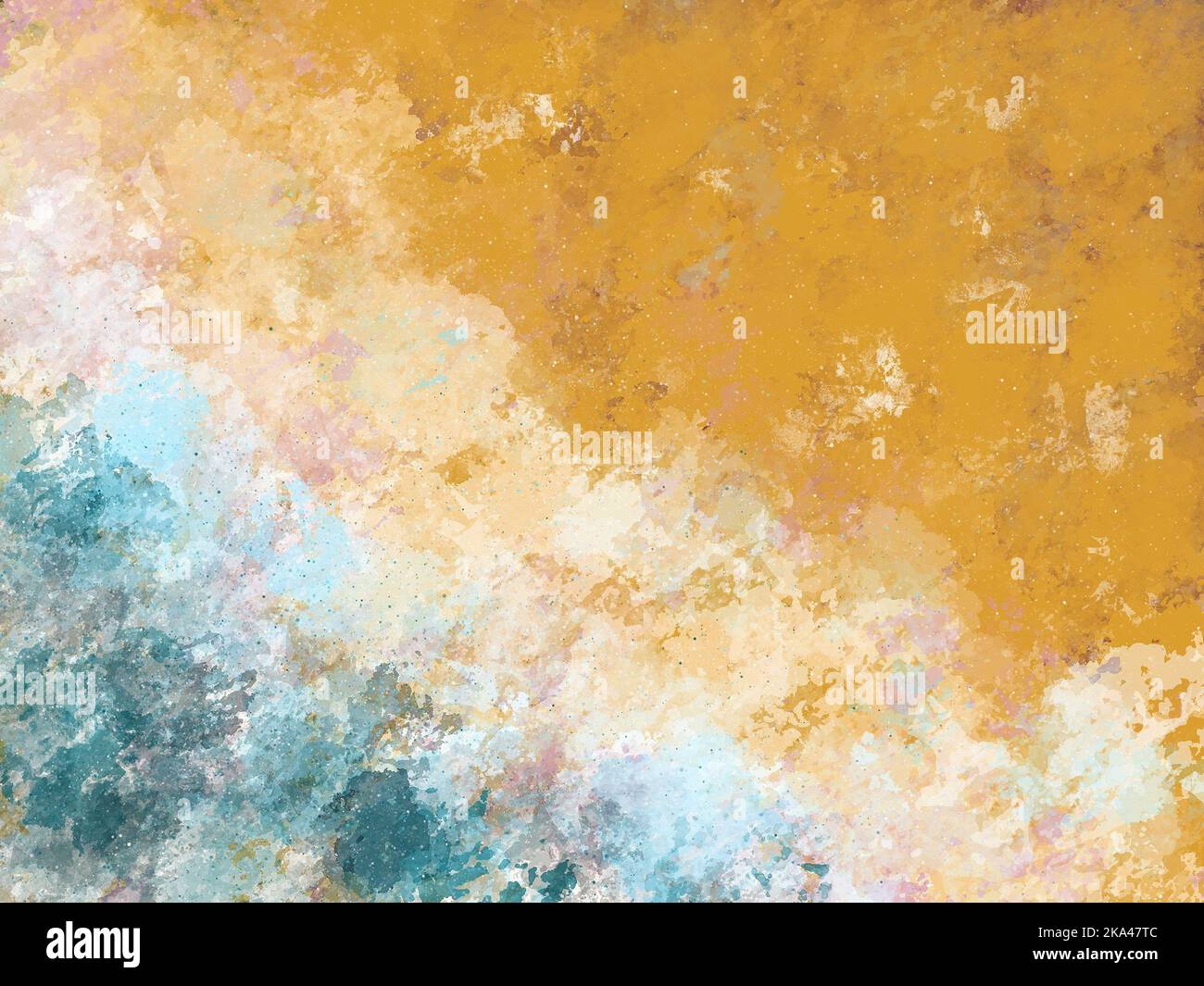 An art of beach painting with water waves Stock Photo - Alamy