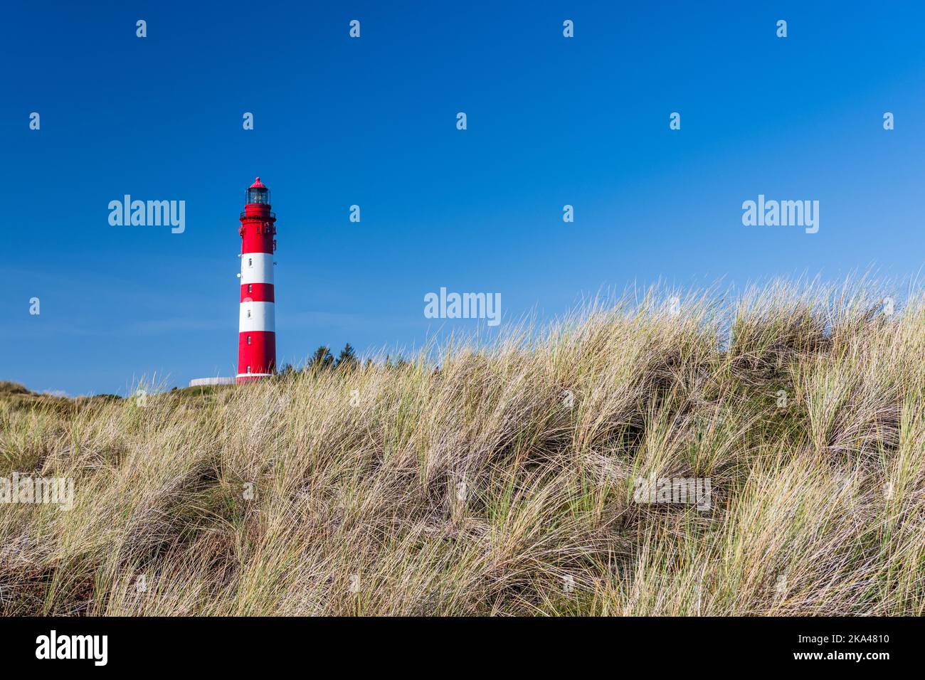 Amrum lighthouse. Amrum is one of the North Frisian Islands on the ...