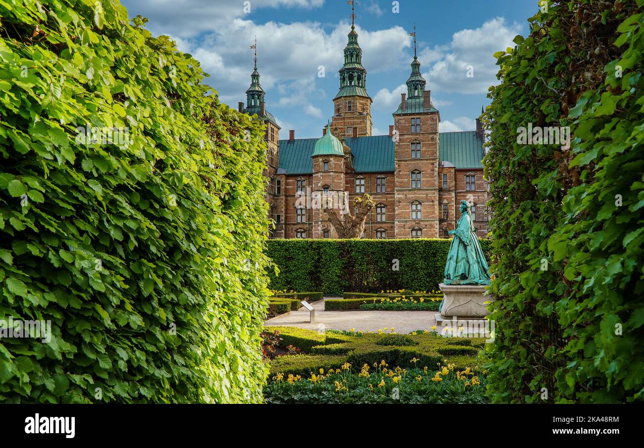 Rosenborg Castle in Copenhagen, Denmark Stock Photo - Alamy