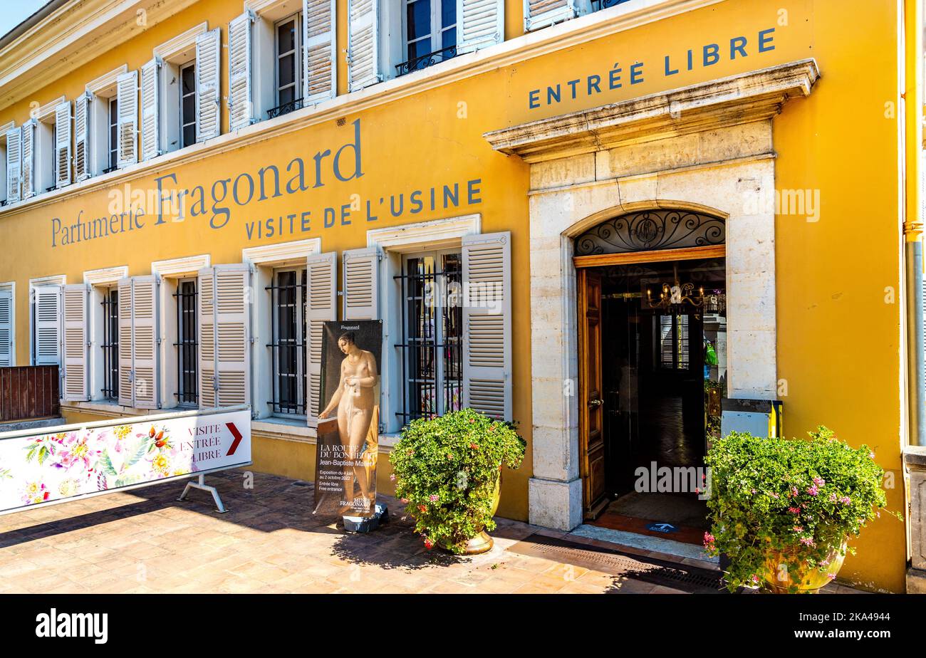 Grasse, France - August 6, 2022: Historic Musee Fragonard perfume ...