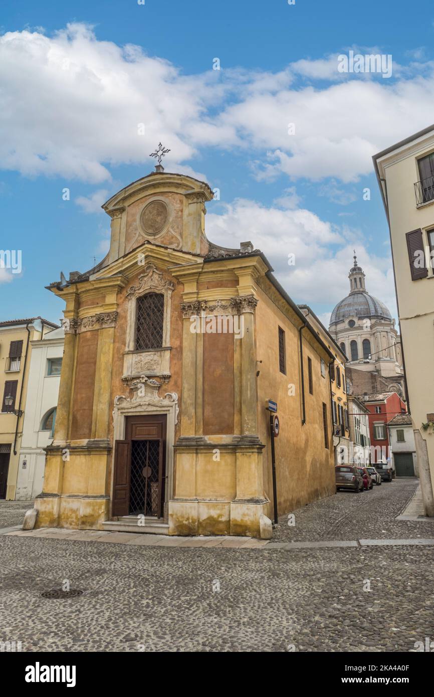 The beautiful little church of the Madonna of the earthquake in Mantua ...