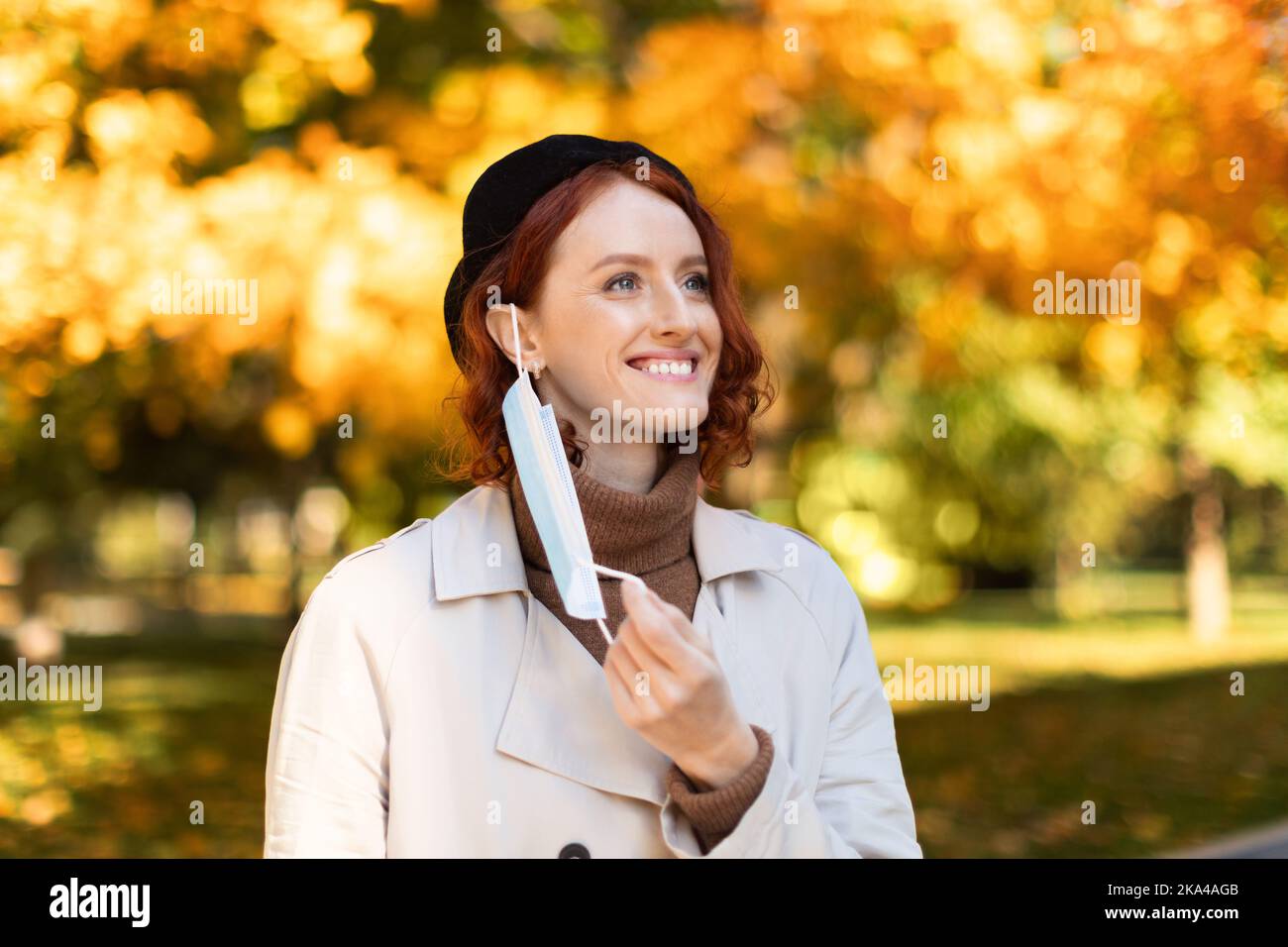 Pretty young lady in mask hi-res stock photography and images - Alamy
