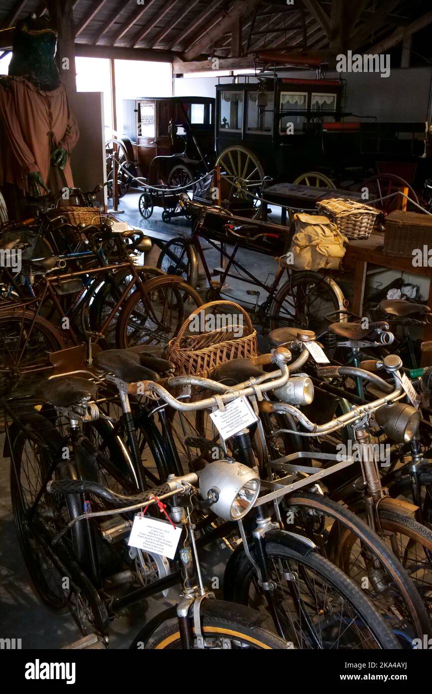 Vintage bicycles, Rural Traditions museum, Steenwerck, Nord, Hauts-de ...