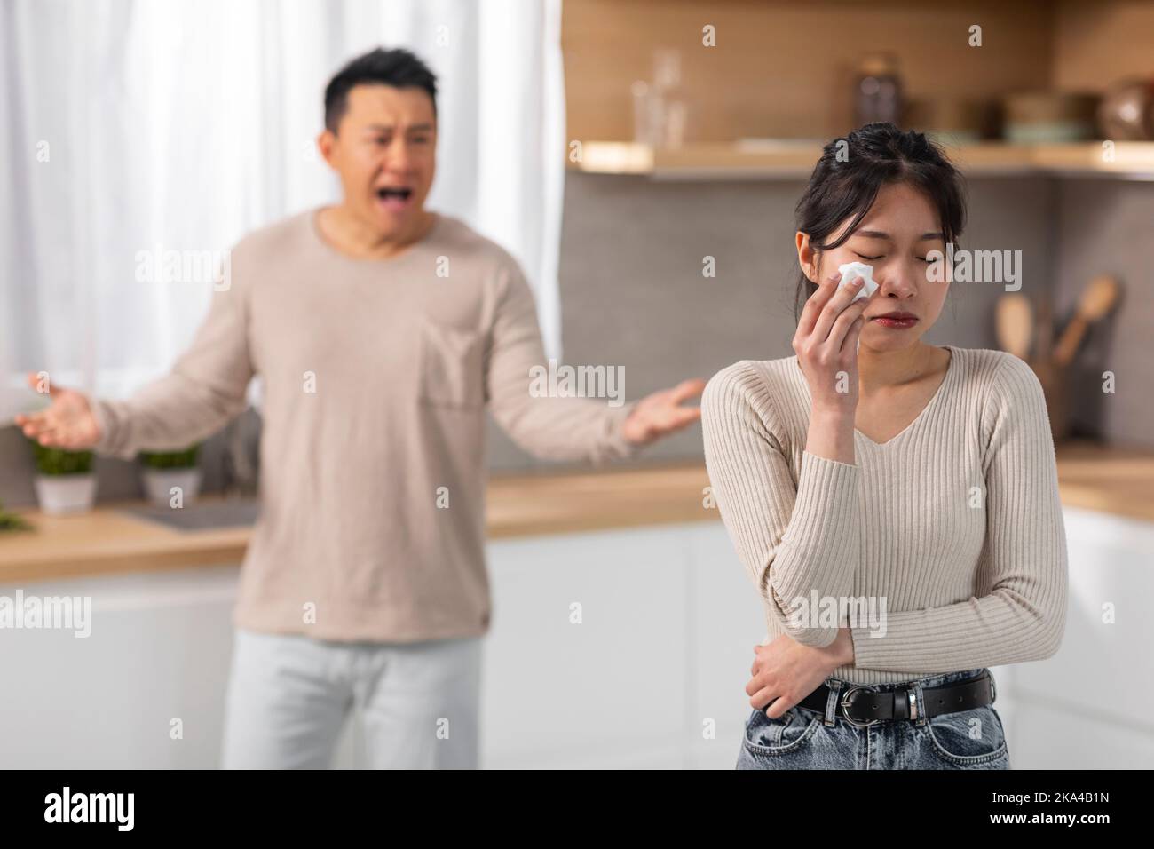 Wife dinner husband unhappy hi-res stock photography and images - Alamy