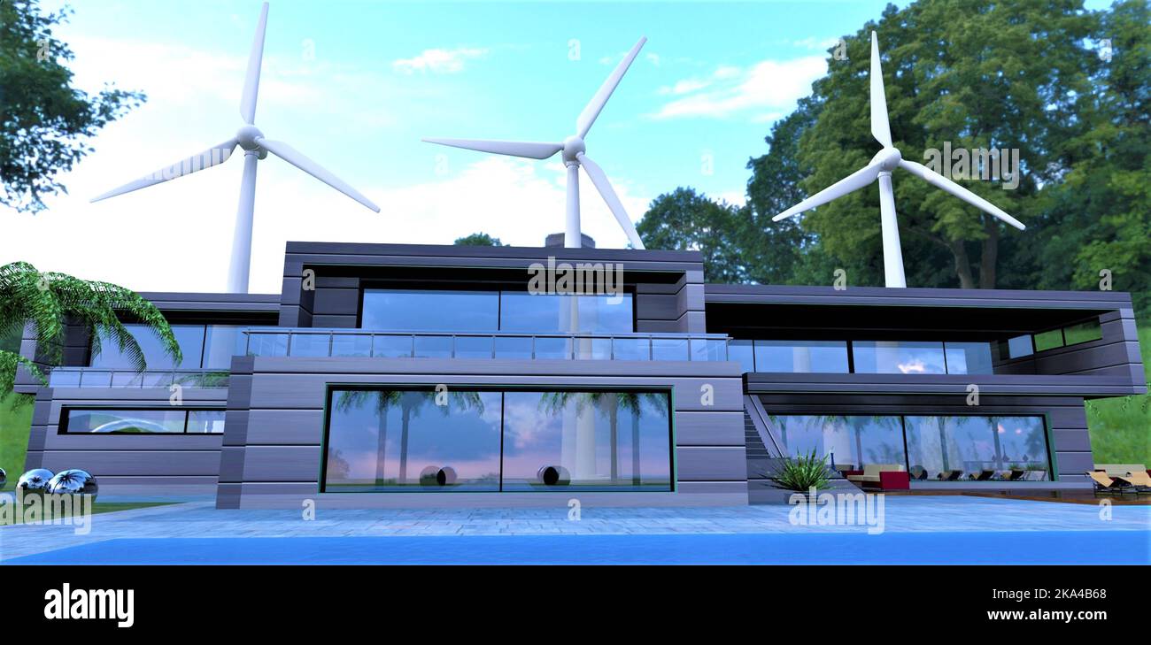 Autonomous power supply of a private suburban estate is possible thanks ...