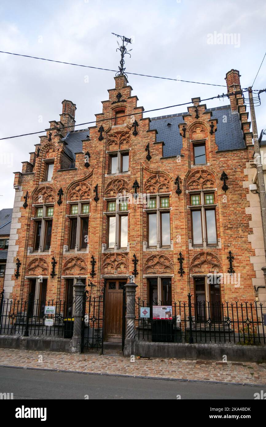 Flemish house, Steenwerck, Nord, Hauts-de-France, France Stock Photo ...