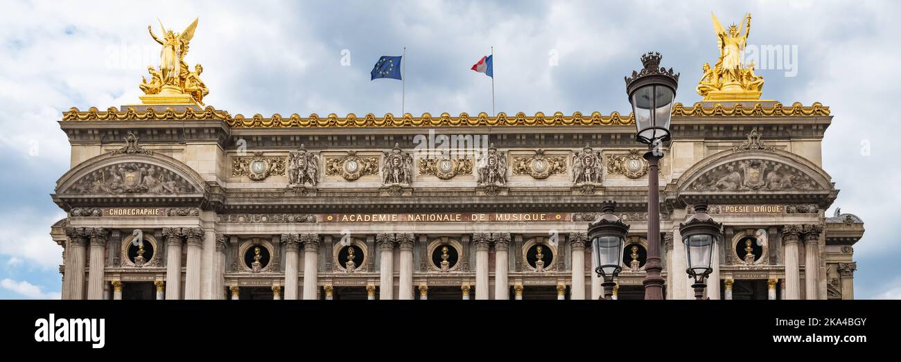 Paris, the Opera Garnier, beautiful monument of the french capital ...