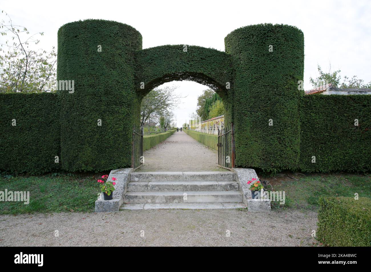 Chateau Azay Le Ferron, Centre, France Stock Photo - Alamy