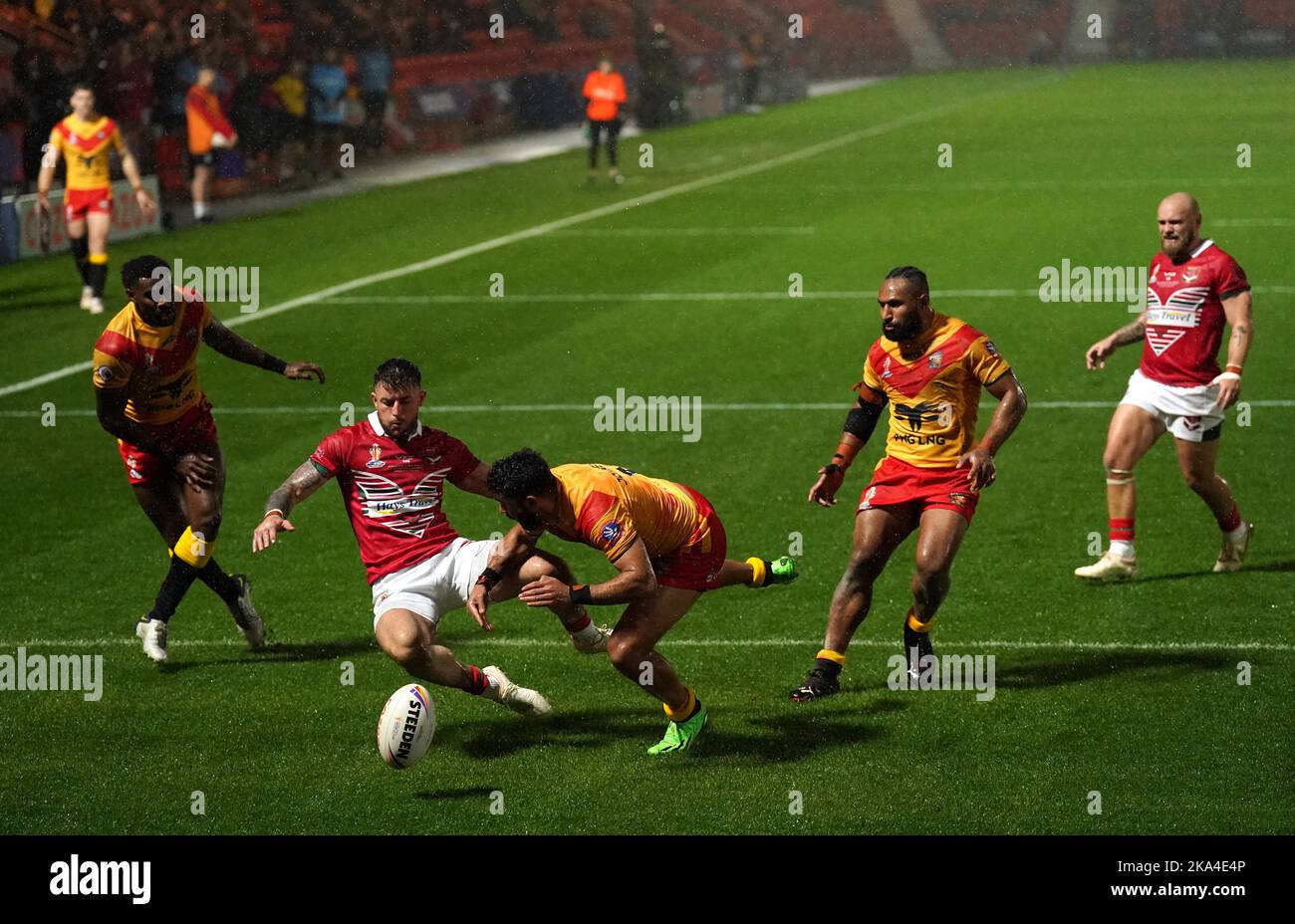Papua new guinea rugby league world cup group d eco power hi-res stock ...