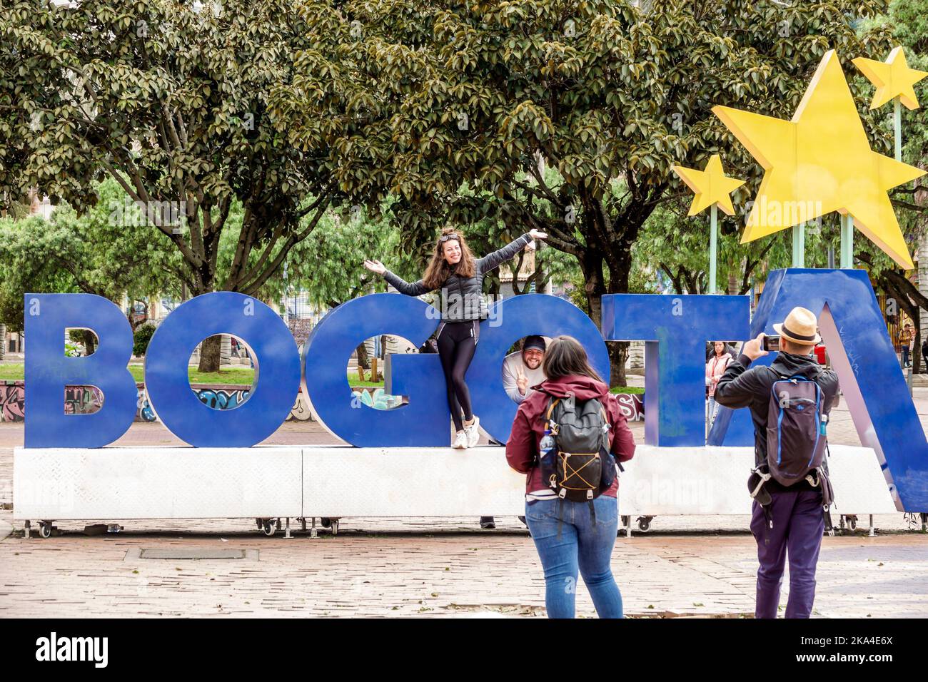 Bogota Colombia,La Candelaria Centro Historico central historic old city center centre Parque de ...