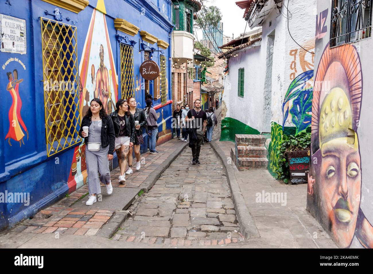 Bogota Colombia,La Candelaria Centro Historico central historic old ...