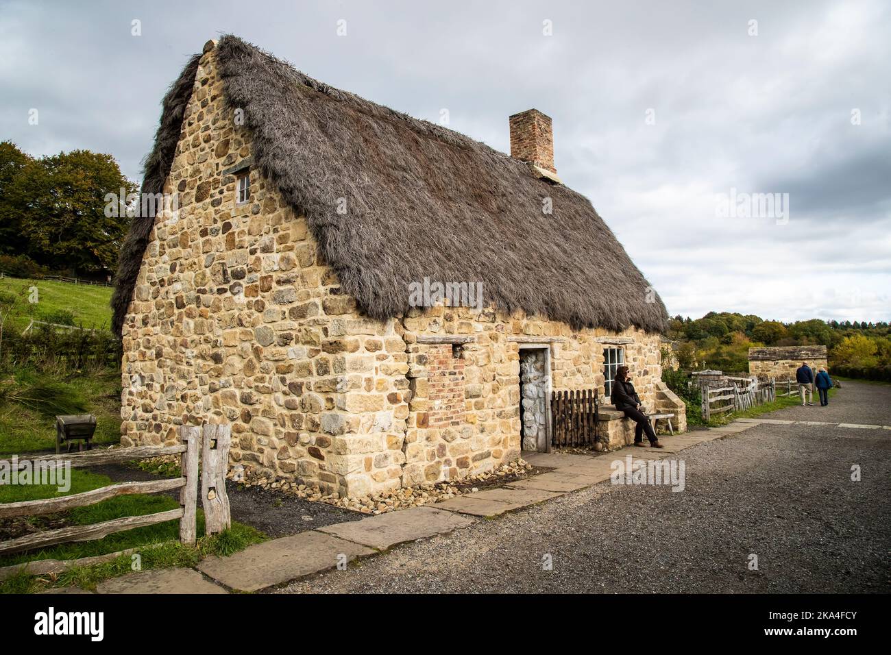A recreation of Joseph Hedley, known as “Joe the Quilters house who was ...