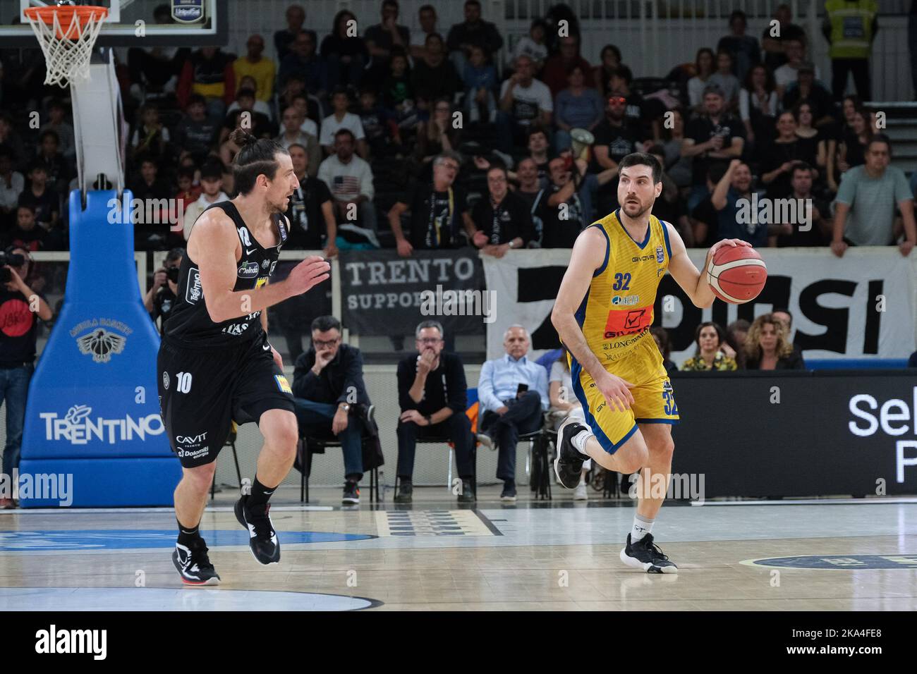 Trento, Italy, 30th October 2022, Gallery of the match between Dolomiti ...