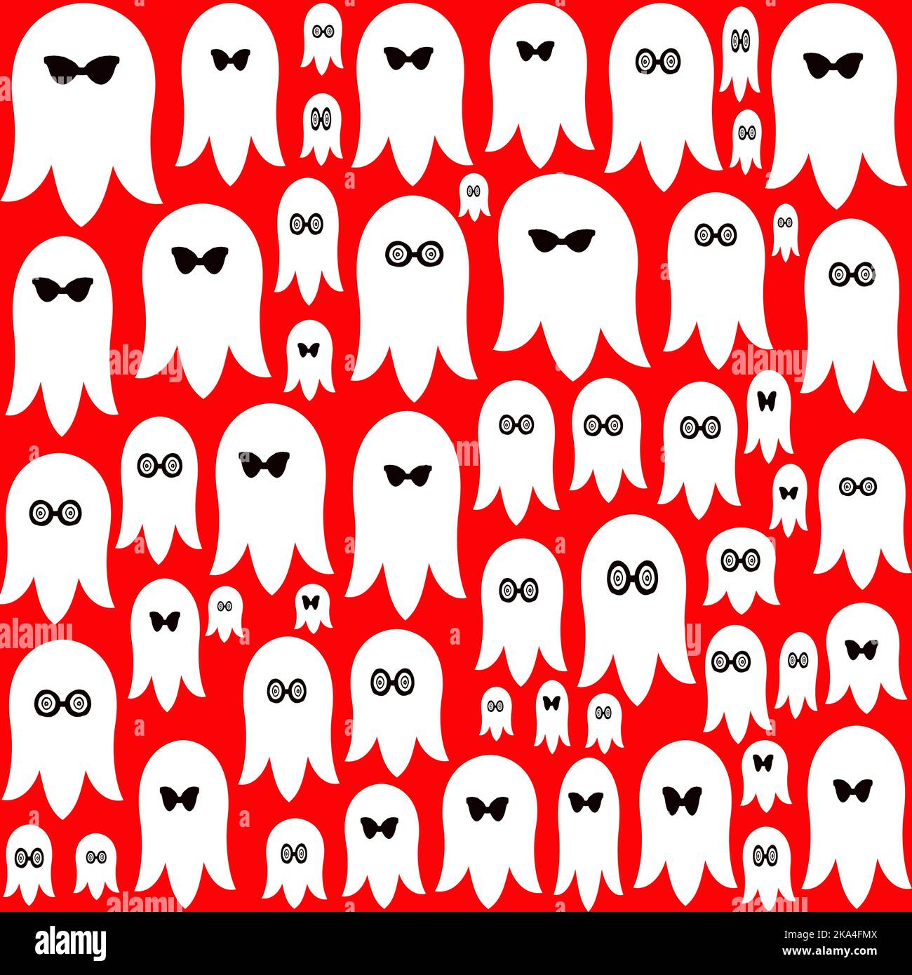 Halloween cool ghost design Stock Photo - Alamy