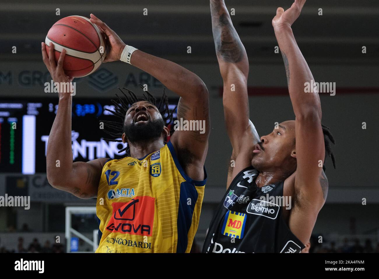 Trento, Italy, 30th October 2022, Gallery of the match between Dolomiti ...