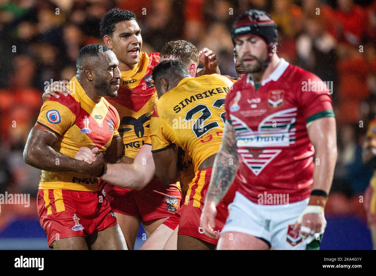 Doncaster, England - 31st October 2022 - Rugby League World Cup Papua ...