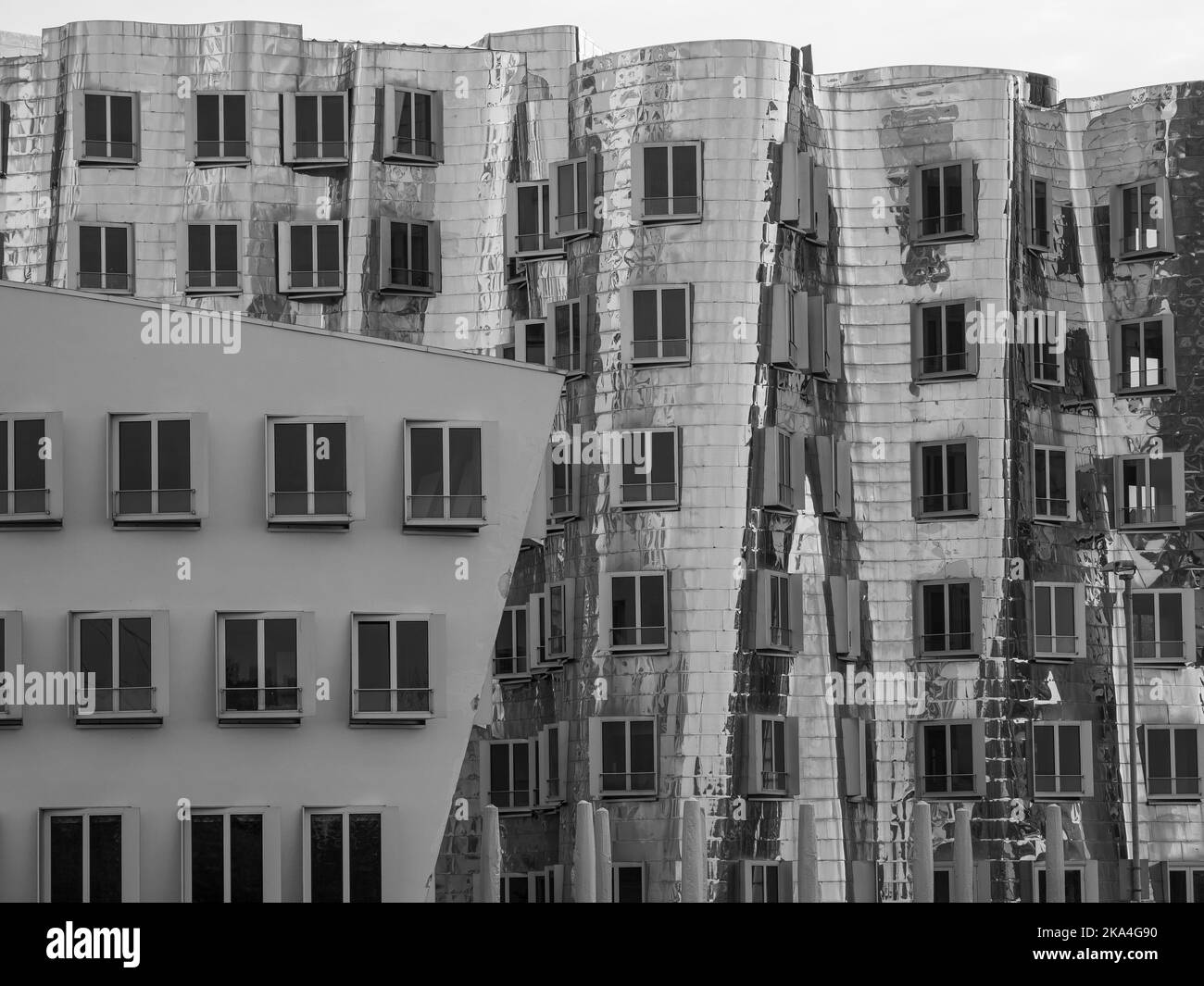 the city of Dusseldorf at the river rhine Stock Photo - Alamy