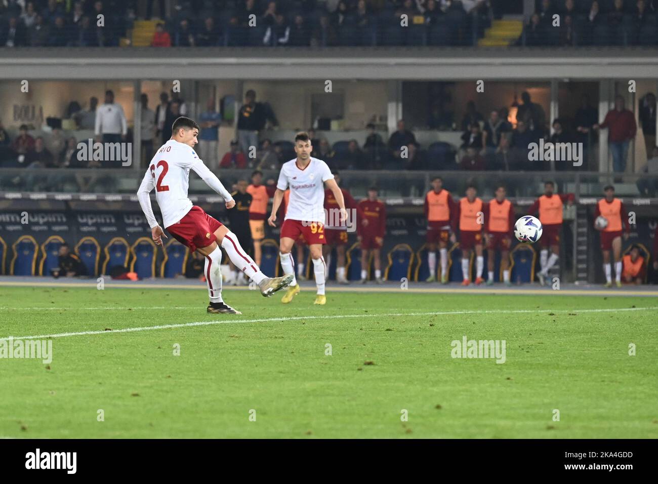 Marcantonio Bentegodi stadium, Verona, Italy, October 31, 2022 ...
