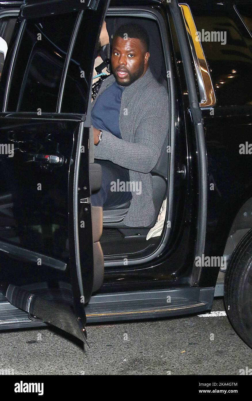 New York, NY, USA. 31st Oct, 2022. Winston Duke seen at CBS Mornings ...