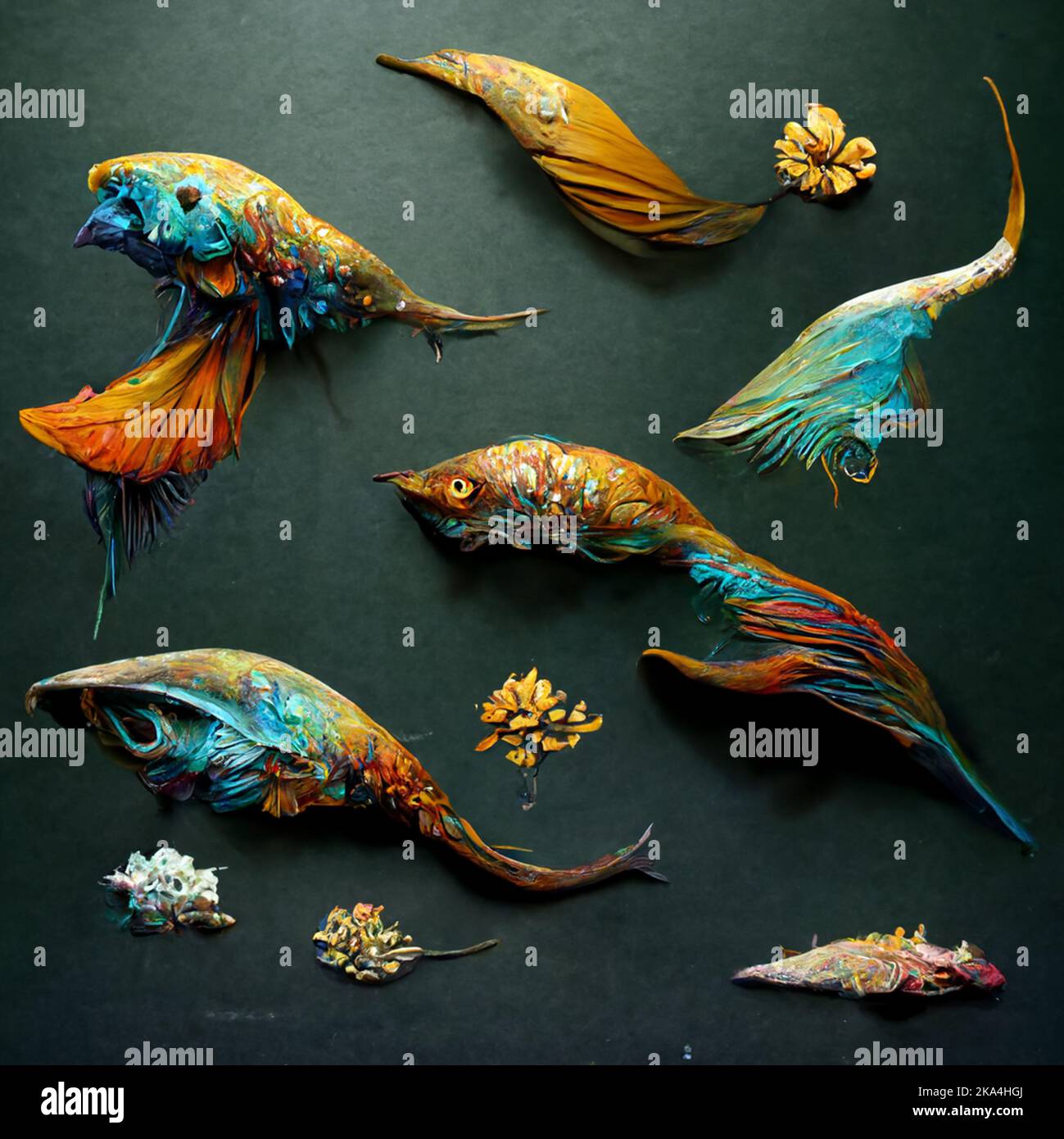 Realistic sea animals hi-res stock photography and images - Alamy